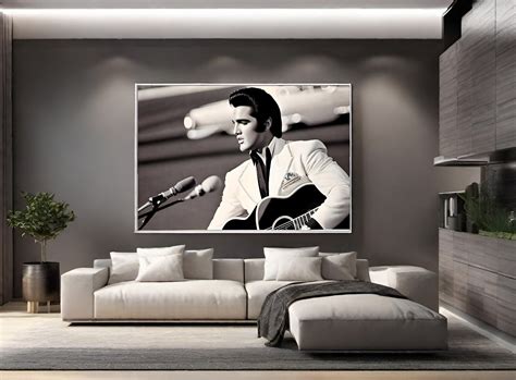 Rare Elvis Presley Iconic Photo Capturing Elvis Timeless Magic High