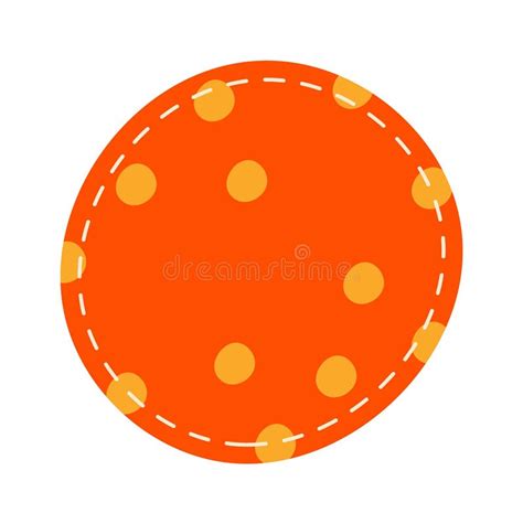 Stitched Circle Patch Stock Illustrations 60 Stitched Circle Patch