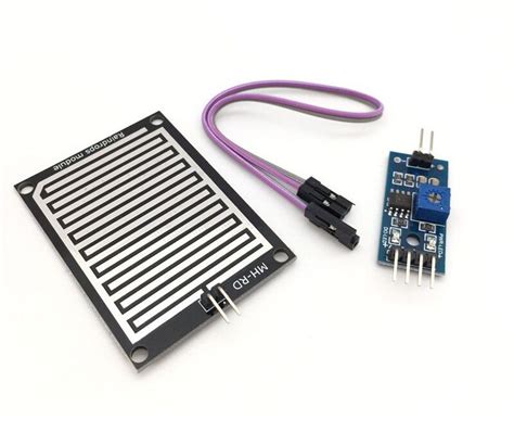 Sensor De Chuva Água C Módulo P Arduino Pic Esp32 Esp8266 Loja Da