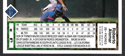 1989 Upper Deck Roberto Alomar 471 San Diego Padres Ebay
