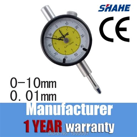 Buy 0 10mm Shahe Mini Metric Dial Indicator Dial Gauge