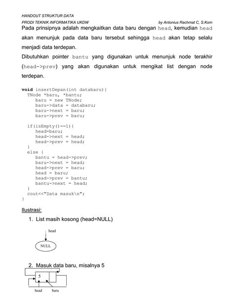 9double Linked List Circular Pdf