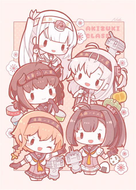 Hatsuzuki Akizuki Suzutsuki Teruzuki Fuyutsuki And 3 More Kantai