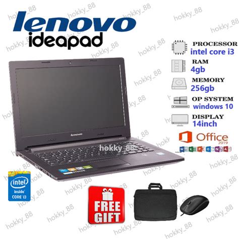 Jual Laptop Lenovo Ideapad Core I Ram Gb Gb SSD Wind Laptop Murah Gb Gb HDD
