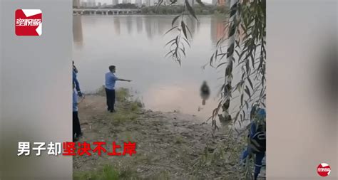 男子跳河被救拒上岸给300元才行群众气喊讹人 蓝天救援队 jpbl jp 来源