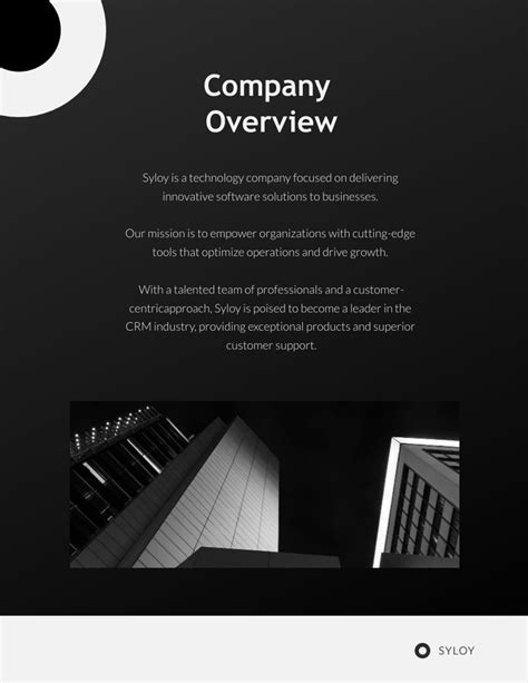 Company Strategic Business Plan Template Visme