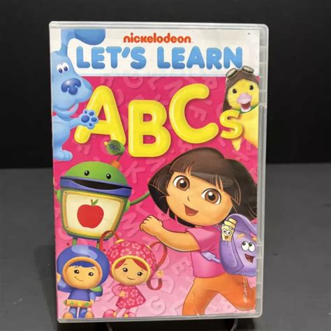 NICKELODEON LET S LEARN ABC DVD Featuring Blues Clues Dora Explorer