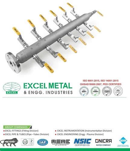 EMEI SS304 316 MS 12 Way Air Header At 10000 Piece In Mumbai ID