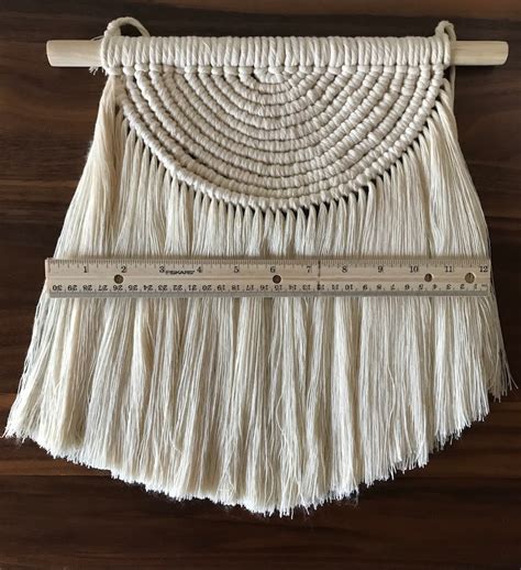 Macrame Wall Hanging Macrame Half Circle Macrame Semi Etsy