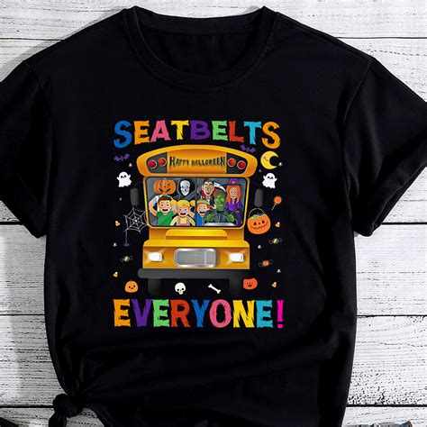 Seatbelts Everyone Magic School Bus Driver Halloween Costume Pc Buy T