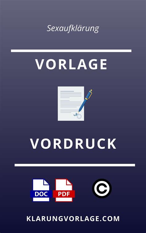 Sexaufklärung Vordruck Muster Vorlage Pdf Word