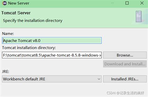 the apache tomcat installation at this directory is version 8 5 8 a tomcat 8 0 installation is