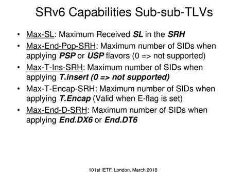 isis extensions for srv6 draft bashandy isis srv6 extensions ppt download