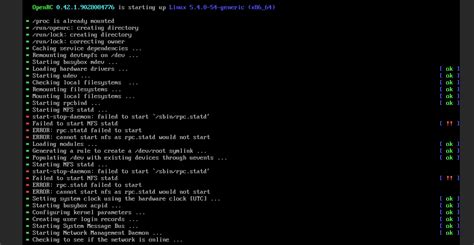 NFS Cannot Run Successfully Due To Statd Cannot Start On K Os Amd V Rc Issue