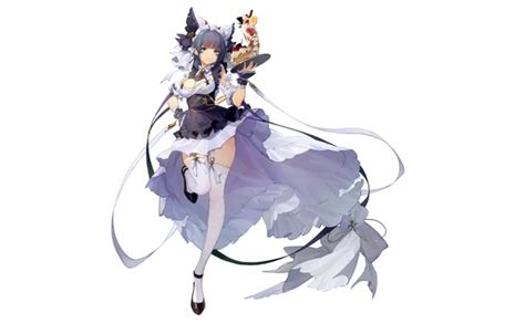 Wallpaper Girl Sexy Cleavage Thighhighs Dress Boobs Anime