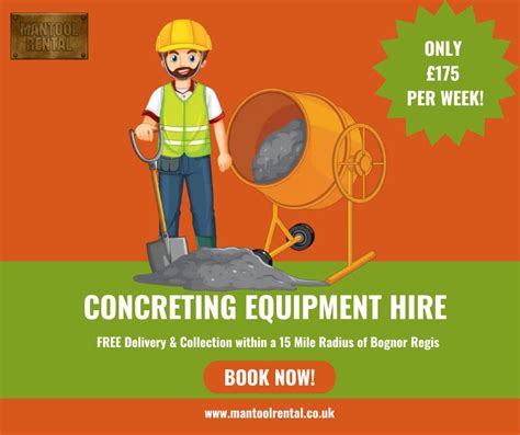 Mantool 🔨 Mixing Cement Is Hard Work But Our Concreting Equipment Hire Package From Man Tool