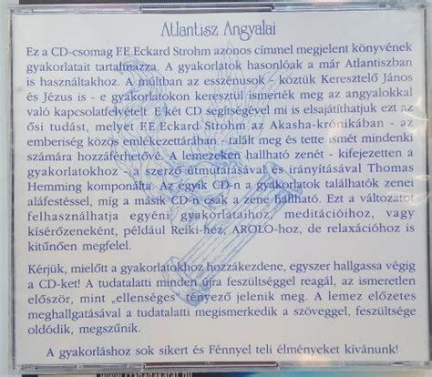 F E Eckard Strohm Atlantisz Angyalai 2cd Ből álló Cd Csomag