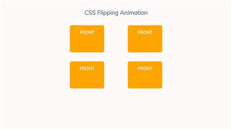 Css Flipping Animation