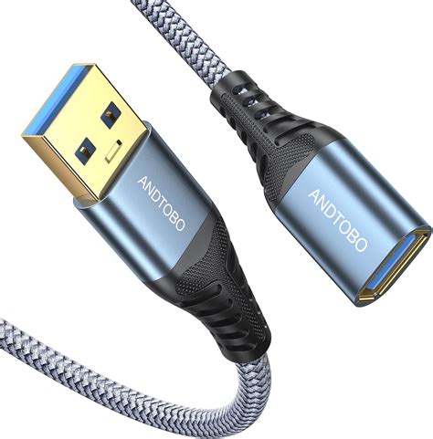 Usb Extension Cable 3 3ft Andtobo Usb 3 0 Type A Male To Female