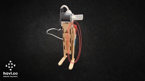 How To Make A Dancing Robot At Home DC Motor Project