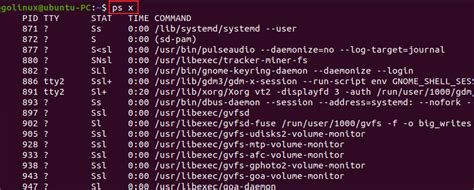 Ps Command Examples In Linux Cheat Sheet GoLinuxCloud