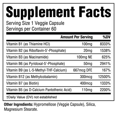 Revive Md Vitamin B Complex Maintain Your Metabolism