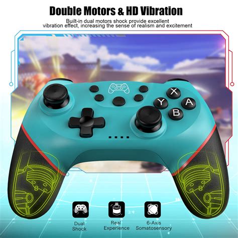 Diswoe Controller For Switch Bluetooth Controller For