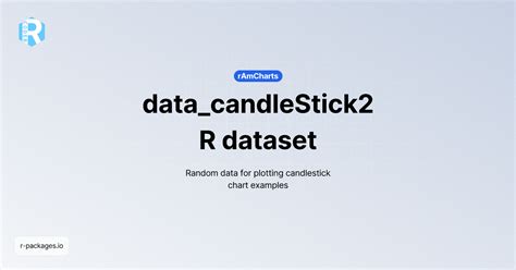 Datacandlestick2 Dataset R Packages