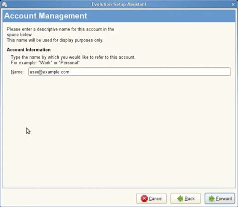 How To Configure An Email Account In Evolution