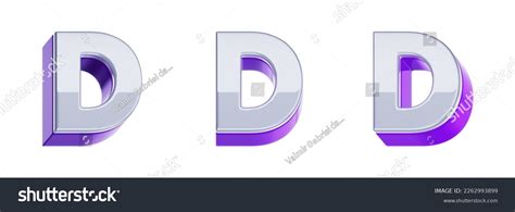 3d Letters Set Violet Render Stock Illustration 2262993899 Shutterstock