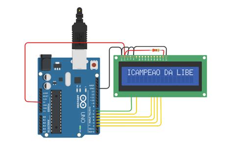Circuit Design Lcd Tinkercad