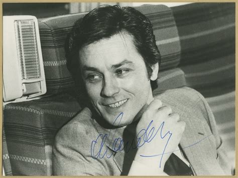 Alain Delon Rare magnifique grande photo signée en personne Cannes