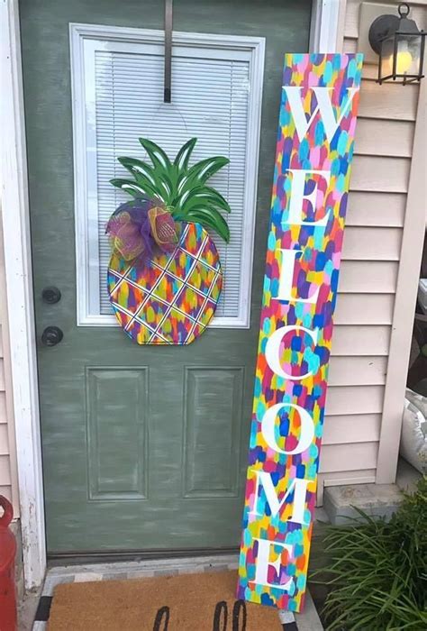 Welcome Signs Front Door Wooden Welcome Signs Front Porch Signs Diy