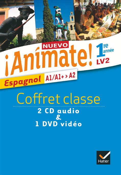 Nuevo Animate 1re Année éd 2015 Coffret Cd Audio Classe Dvd Vidéo