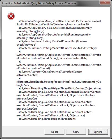 C What Does Systemdiagnosticsdebugasserttrue Do Stack Overflow