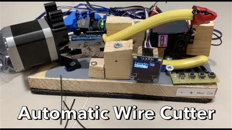 Arduino Automatic Wire Cutter Youtube