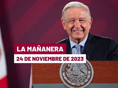 Mañanera de AMLO hoy de noviembre de en vivo