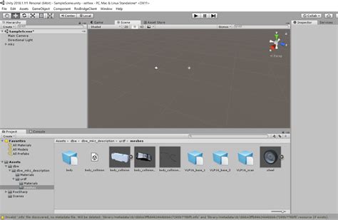 Urdf Not Appearing In Unity When Imported From Ros Issue