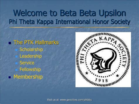 Ppt Welcome To Beta Beta Upsilon Phi Theta Kappa International Honor