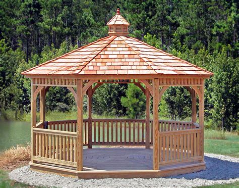 Treated Pine Single Roof Octagon Gazebos Gazebos By Style Gazebocreations