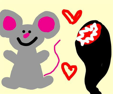 Mouse Loves Leech Drawception