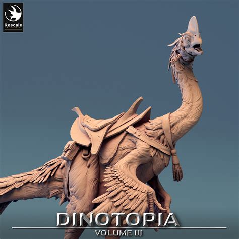 Oviraptor Walk Dinotopia 3 Rescale Miniatures 3d Printed Model