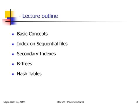 Index Structures Chapter 13 Of Guw September 16 Ppt Download