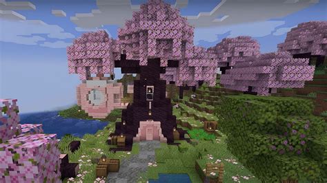7 Best Minecraft Build Ideas Using Cherry Wood Minecraft Houses