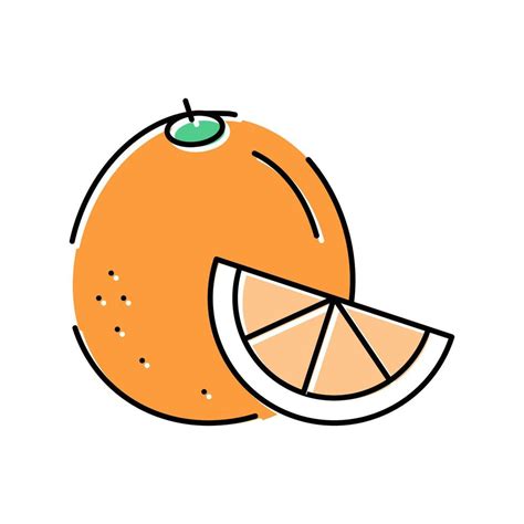 Orange Aromatherapy Color Icon Vector Isolated Illustration 18996649