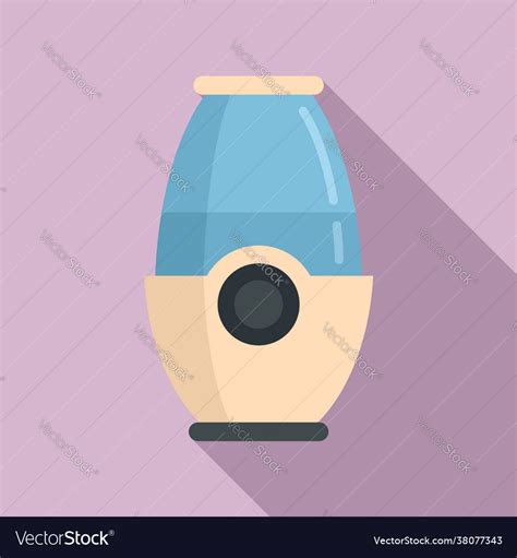 Flower Diffuser Icon Flat Style Royalty Free Vector Image