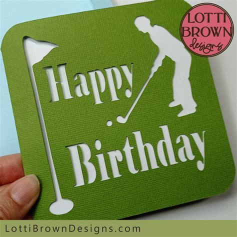 Free Printable Golf Birthday Cards