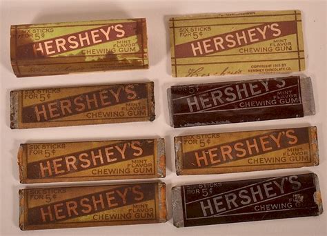 Early 1900s Hersheys Chewing Gum Gum Flavors Chewing Gum Gum