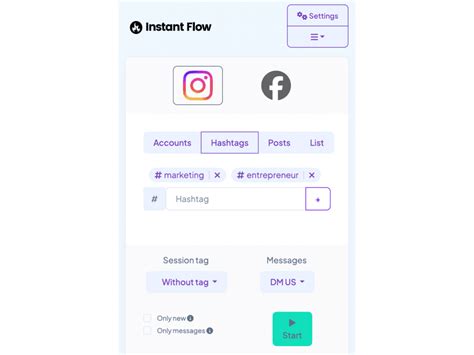 Instant Flow Automate Your Prospecting On Instagram Facebook