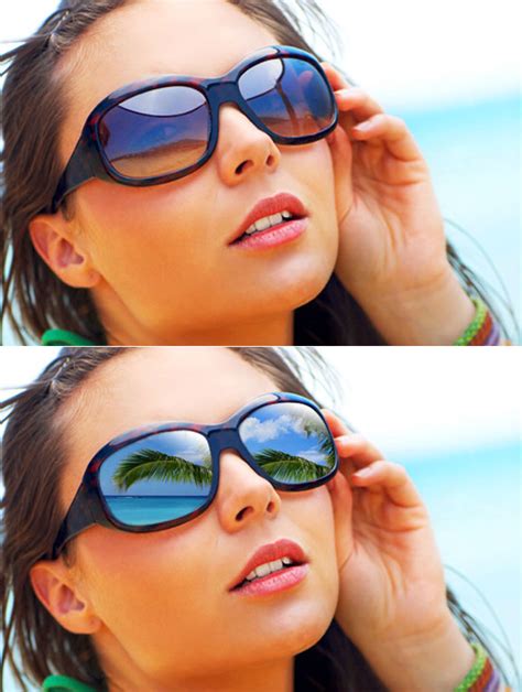 Adding Reflections To Sunglasses With Photoshop Graphics Desk